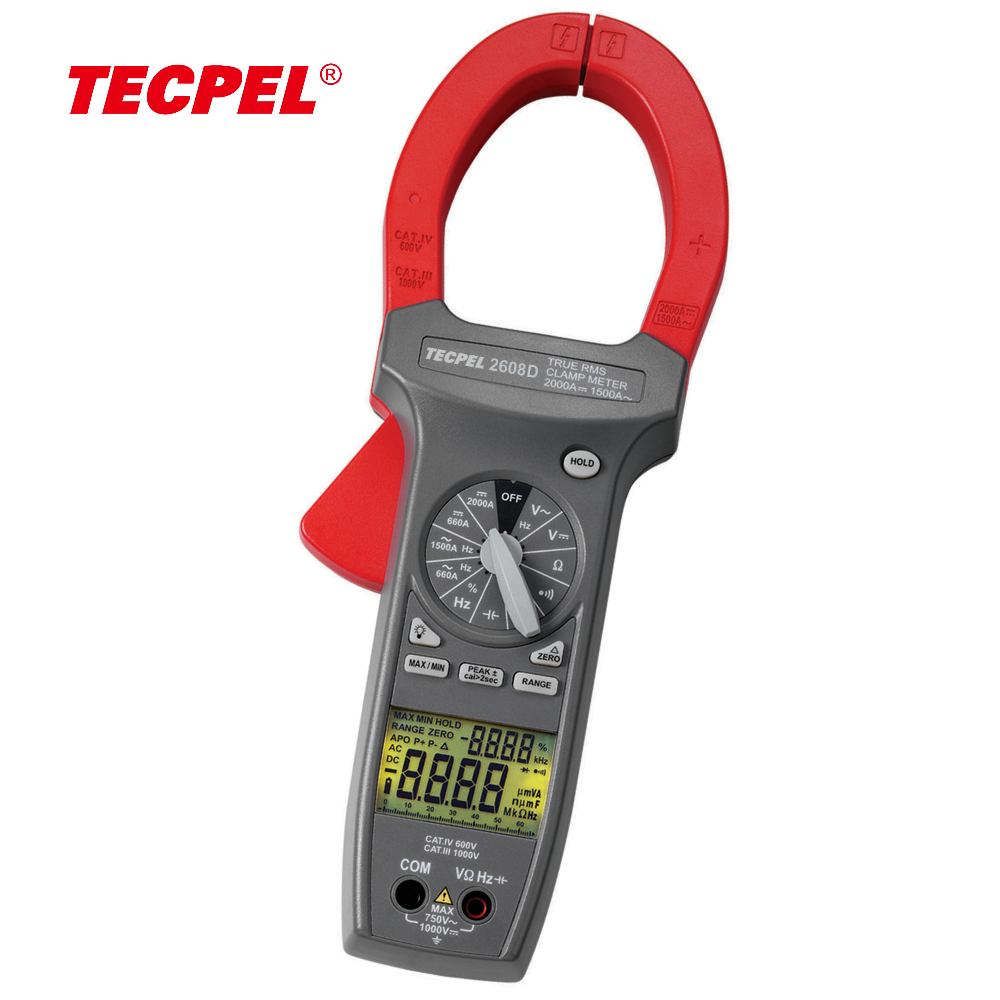 ac dc current Clamp meter multimeter 0.01A AC1500A /DC current up to ...