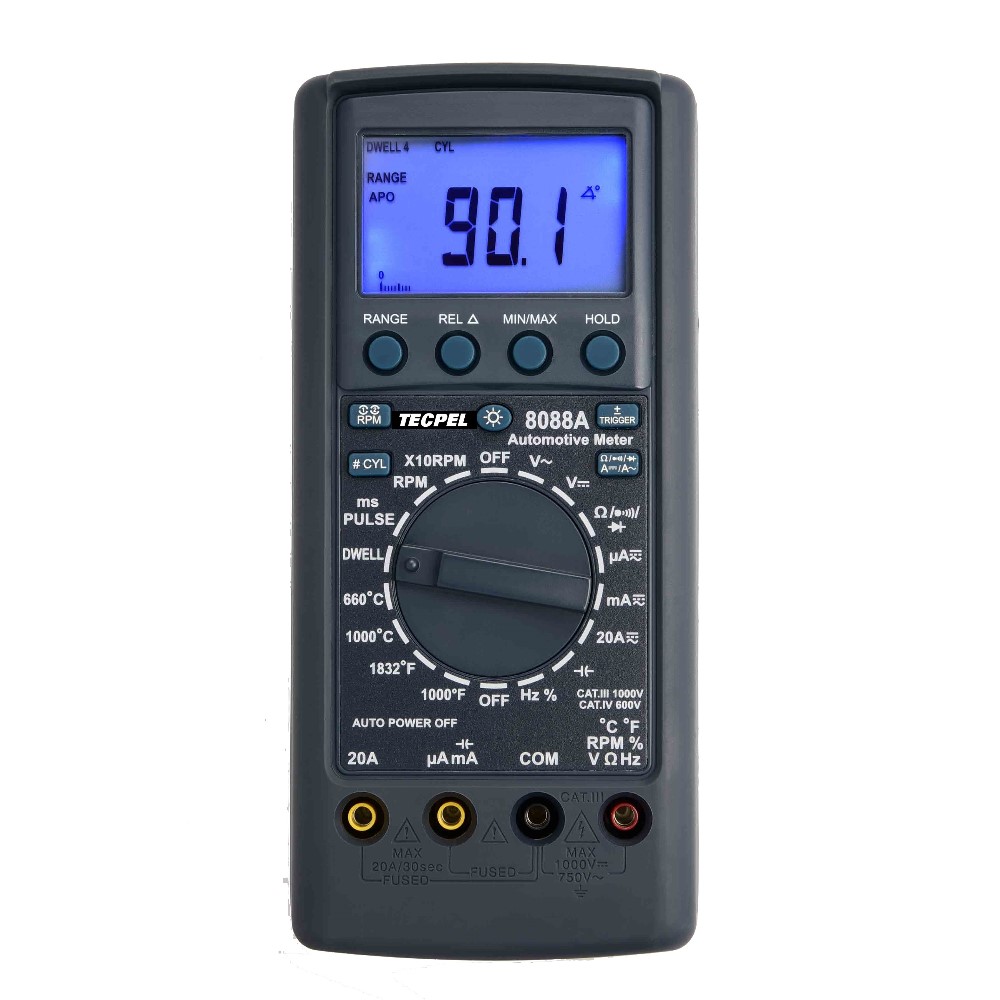 Digital Automotive multimeter DMM-8088A for auto electricians and DIY