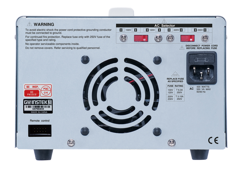 GPE-4323 GPE-3323 GPE-2323 GPE-1326 多組 DC 直流電源供應器 | TECPEL 泰菱電子量測儀器