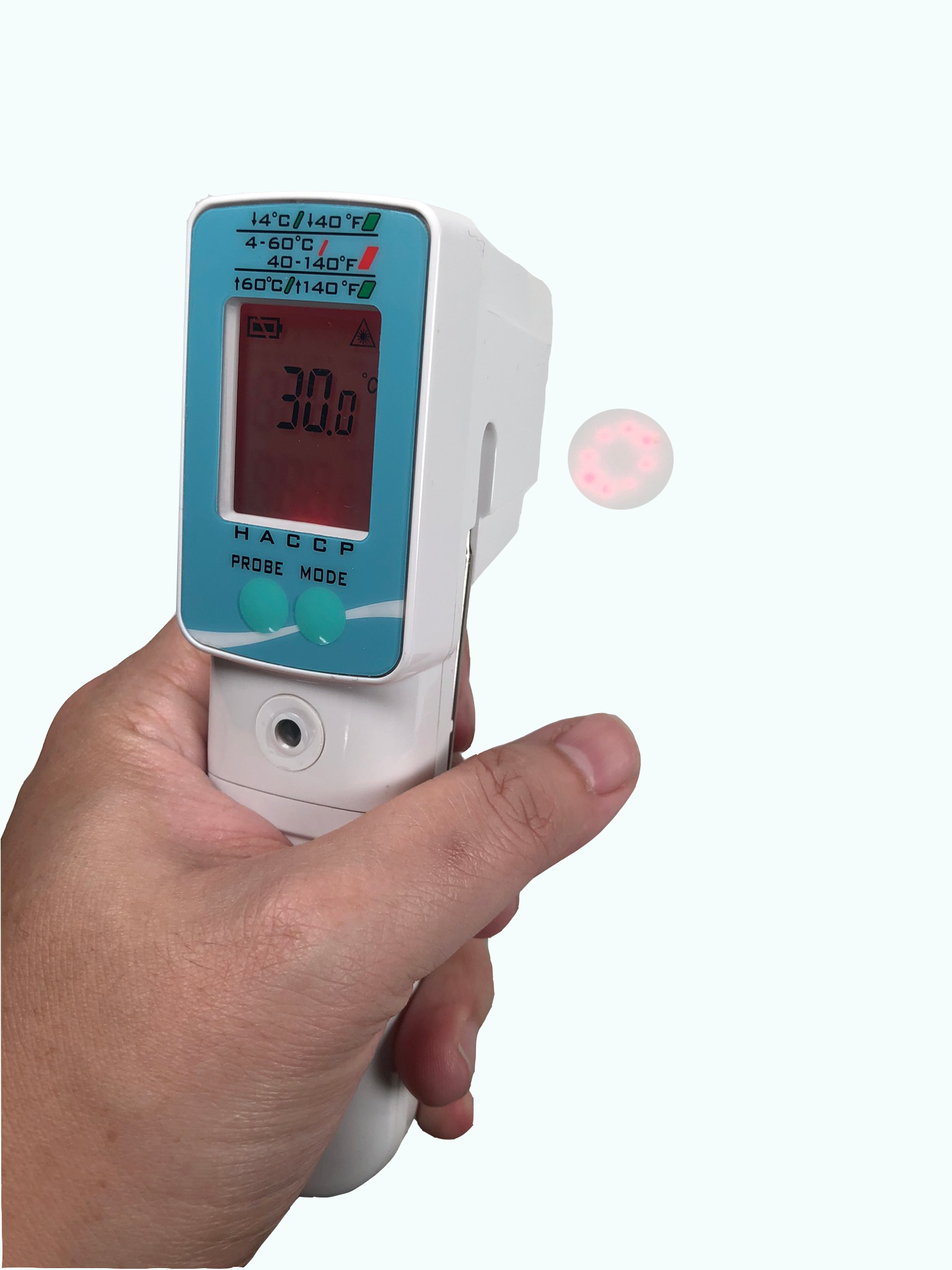 d-177 HACCP Infraed thermometers Laser Bluetooth with thermocouple ...
