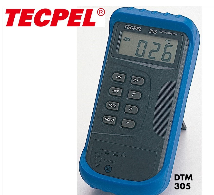 305 Digital thermocouple thermometer dual display temperature meter ...
