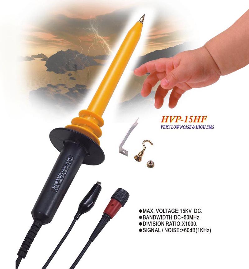 Oscilloscope differential probe high voltage