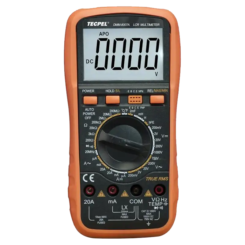 DMM-8062, 手持式, 6000位數電錶計, DMM, 三用電表, 萬用電表