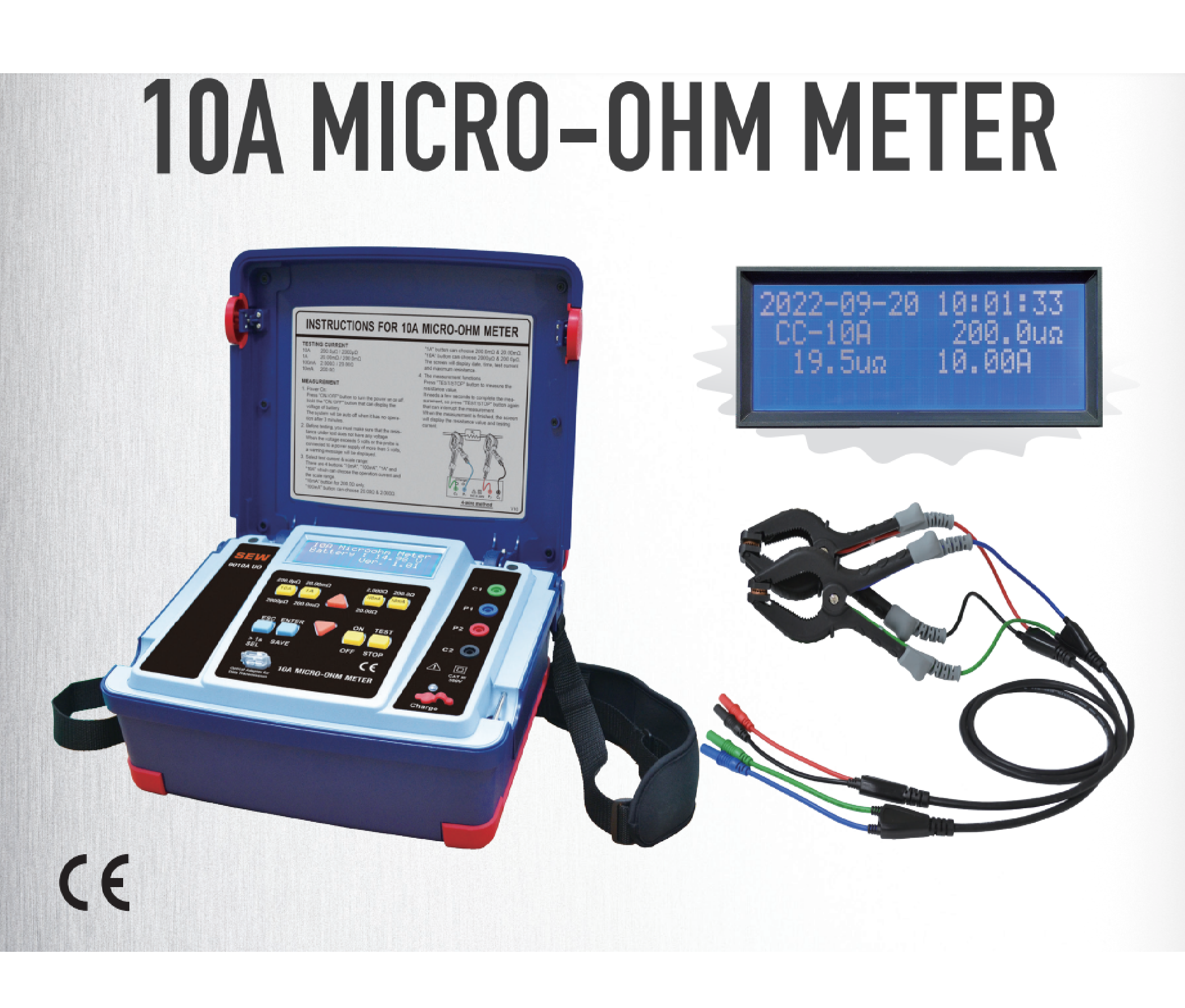 MO-9010A 10A Micro-Ohm Meter